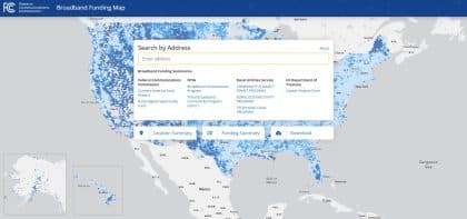 The FCC's Broadband Funding Map & NTIA's Internet Dashboard