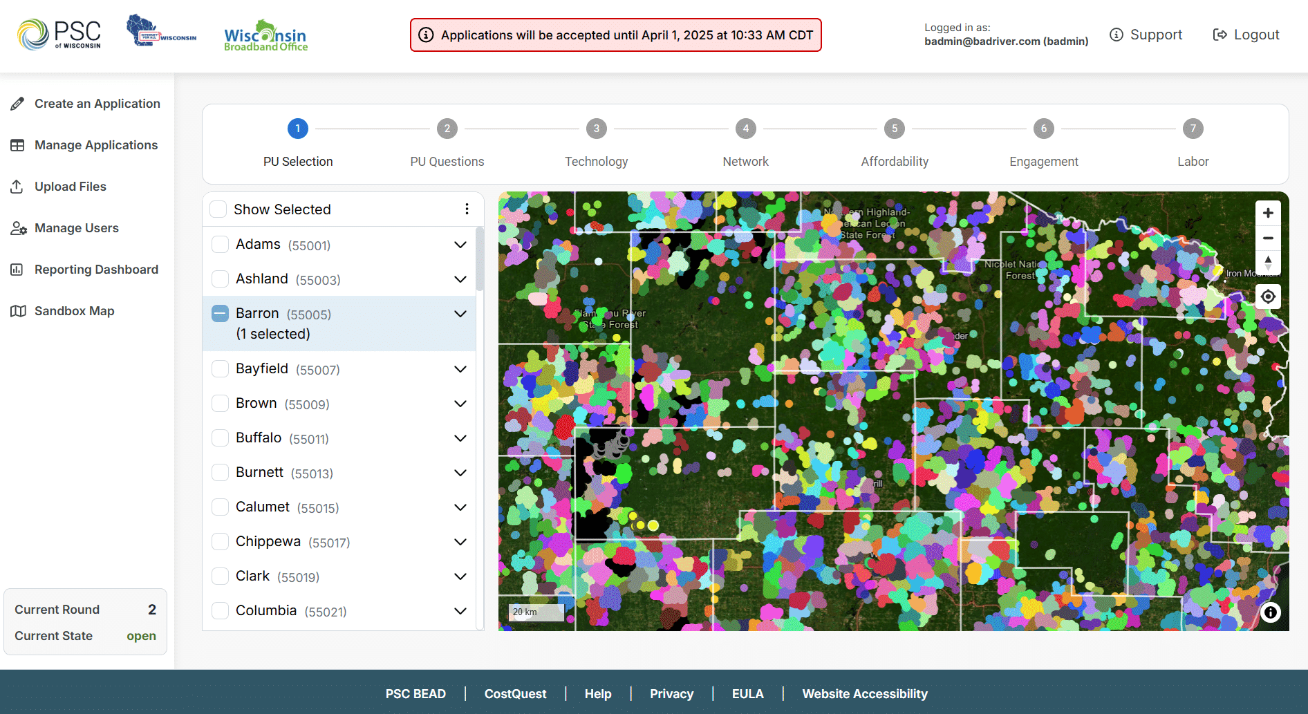 CostQuest Supporting Wisconsin's Round 2 BEAD Grant Process
